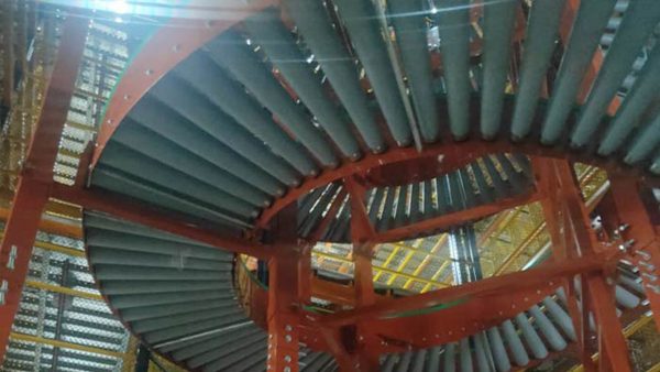 Gravity Spiral Conveyor - Nido Automation