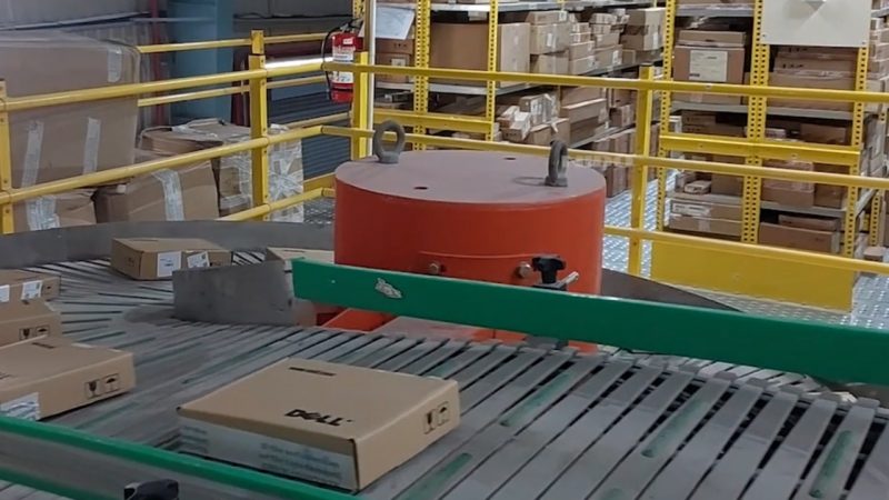 Vertical Material Transport, Barcode Scanning & Sorting - Nido Automation