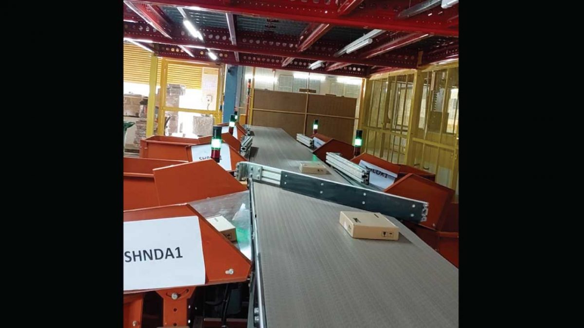 Vertical Material Transport, Barcode Scanning & Sorting - Nido Automation