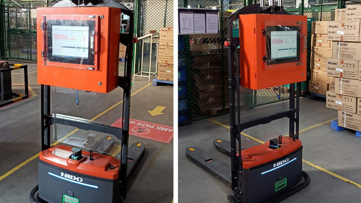 Autonomous Pallet Movement with PMS Application - Nido Automation