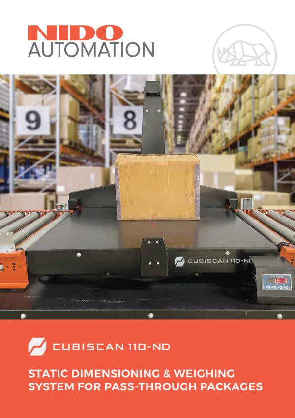 CUBISCAN Dimensioning & Weighing System - Nido Automation