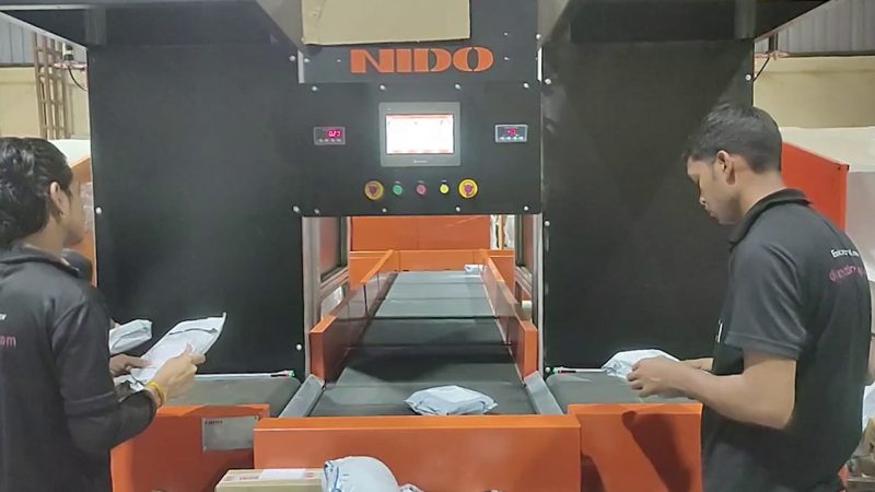 DENEB Carriage Belt Sortation System - Nido Automation