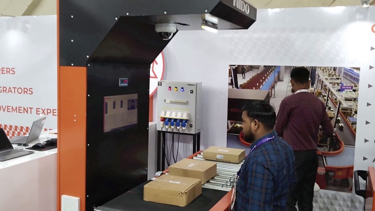 Camera Based Overhead DWS System with Conveyor Lines - Nido Automation