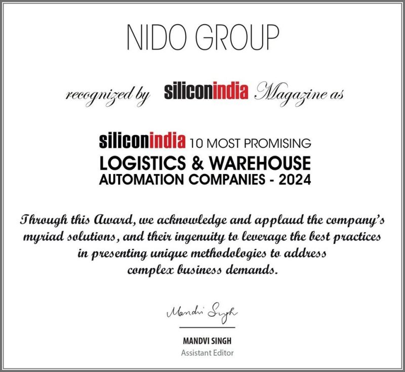 NIDO Group is recognized as 'One of the Top 10 Most Promising Logistics ...