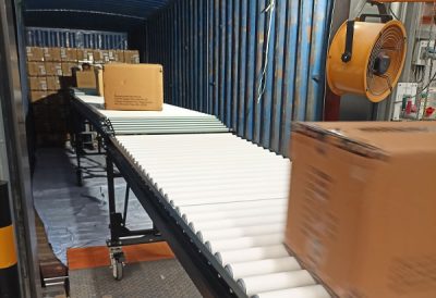 Telescopic Gravity Roller Conveyor - Nido Automation